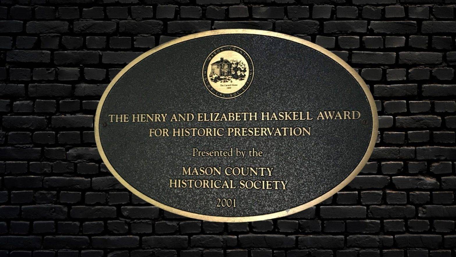 Haskell Award - masoncountymihistory.org